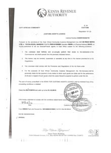 Hi-Tech Impex Limited Certificates